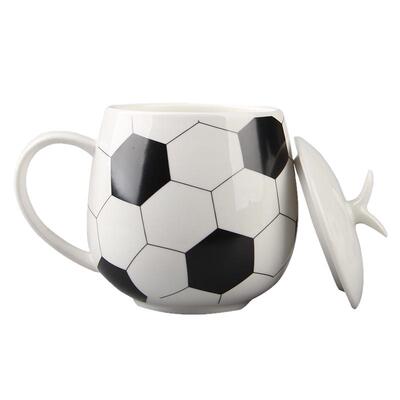 米奇力夫足球可定制创意陶瓷水杯