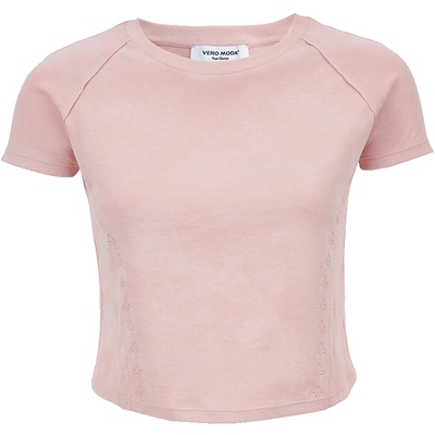 VeroModa刺绣修身显瘦T恤