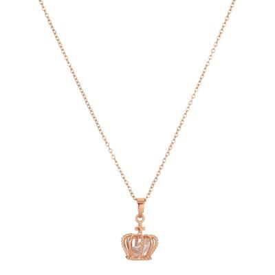 马上有钱小马项链女毛衣链2025年新款锁骨链简约气质潮秋冬配饰