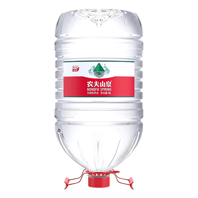 农夫山泉桶装水19L*2/5桶送货上门家庭超大瓶饮用泡茶19L非矿泉水
