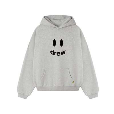drewhouse笑脸连帽卫衣纯棉薄绒