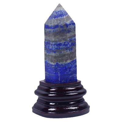 六棱单尖柱订制消磁摆件水晶柱