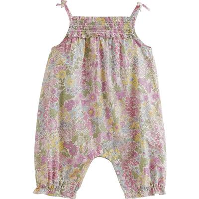 女宝宝纯棉吊带连体衣