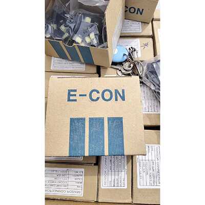 全新E-CON传感器连接器，型号ECON-YW03-P，黄色议价