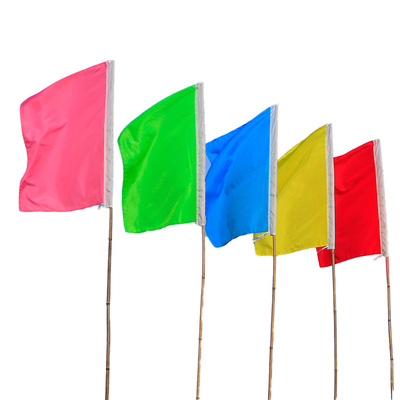 定制刀旗彩旗装饰户外五彩旗飘旗红旗长方形彩旗广告旗定制logo旗帜定做竹竿刀旗运动会活动庆典森林防火旗子