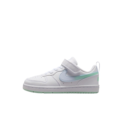 Nike耐克幼童鞋COURT BOROUGH低帮休闲鞋魔术贴运动鞋IQ6527-100