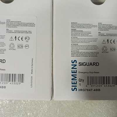 3RG7847-4BB 3RG7847-4BC 急停继电器议价维修