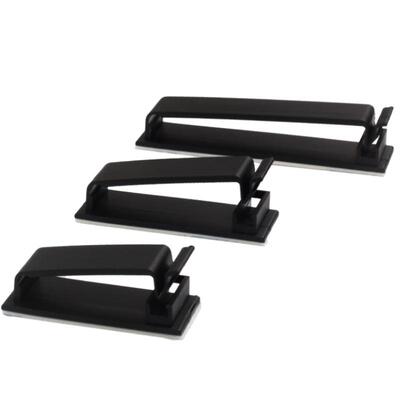 粘式固定座线夹线扣理线器分线器