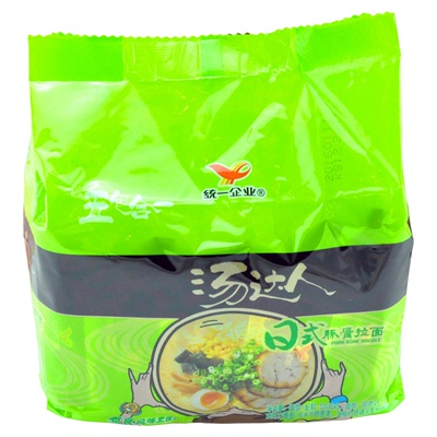 统一5连包日式豚骨泡拉面汤达人