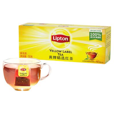 立顿经典茶包100%进口红茶原料