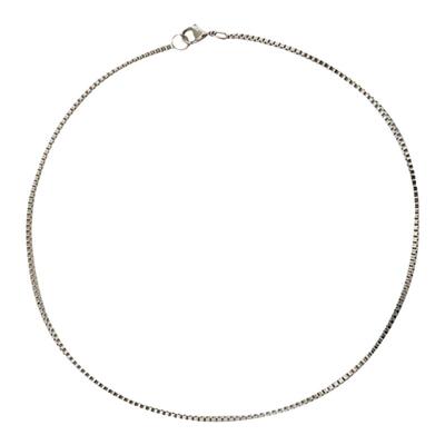 GuangYu高级感简约银色细项链潮