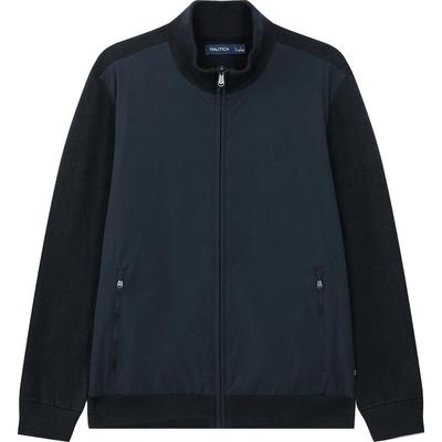 NAUTICA/诺帝卡拼接立领外套