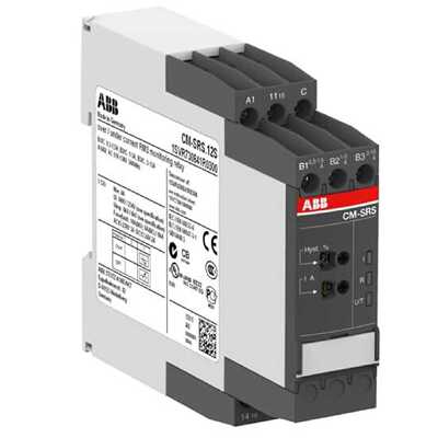 议价原装ABB单相电流监视器CM-SRS.12S, 1c/o, 0.3-15A, 24-240VA
