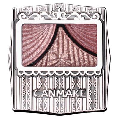 canmake哑光珠光闪粉三色眼影