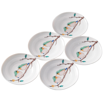 日本进口九谷烧盘子酱油碟马克杯