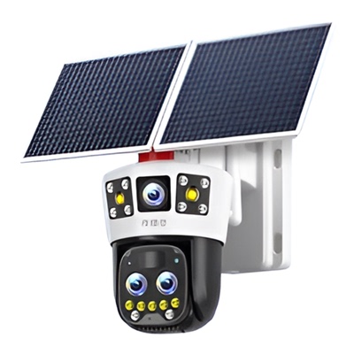 太阳能监控摄像头户外室外4G版 手机远程高清夜视全彩 终身免流量无需WiFi防水免插电远程