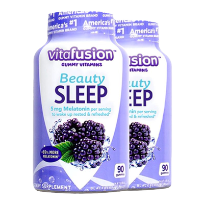 vitafusion褪黑素5mg睡眠糖*2瓶