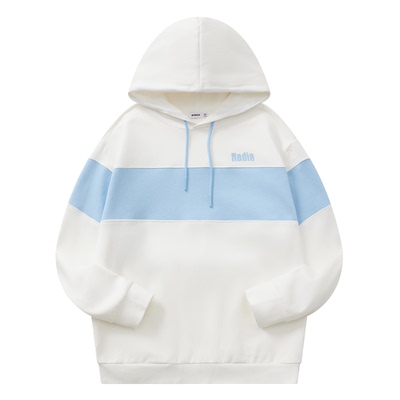 纳迪亚宽松棉质男女同款卫衣帽衫