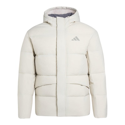 Adidas/阿迪达斯正品LINEAR男女运动日常保暖连帽羽绒服KQ5523