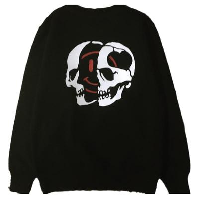 smile微笑骷髅卫衣机车潮流