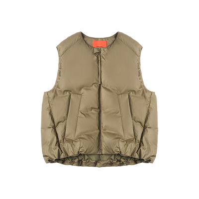 COMMXN时髦棉质飞行鹅绒马甲