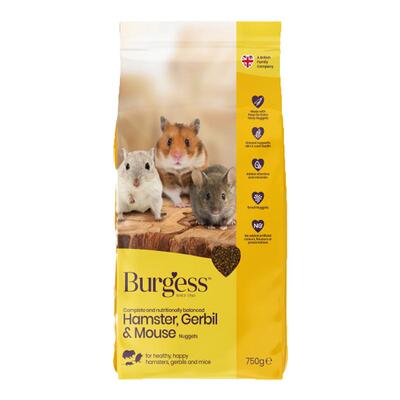 【香港直邮】英国Burgess布格斯仓鼠粮-750g 原装进口-26年9月