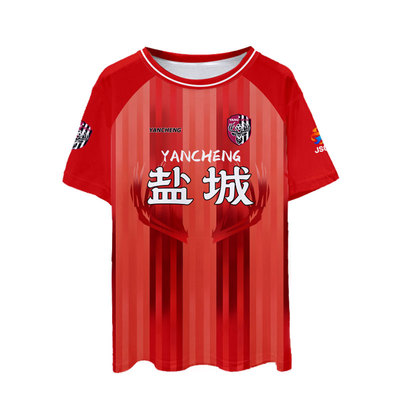 2026盐城队苏超足球迷速干T恤