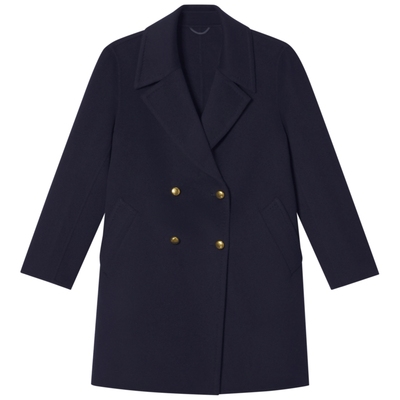 PSALTER诗篇阿拉善羊绒美丽诺羊毛双面呢大衣毛呢外套冬季款