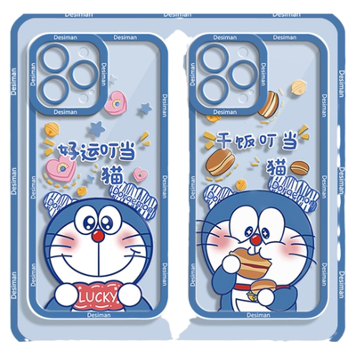 镜头全包多啦a梦卡通可爱蓝胖子