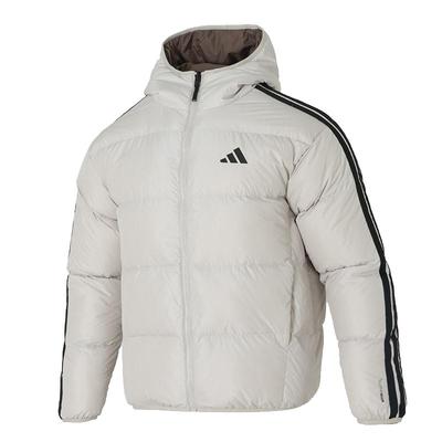 Adidas阿迪达斯男装2025冬季新款RVSB D JKT双面穿羽绒服KC2492