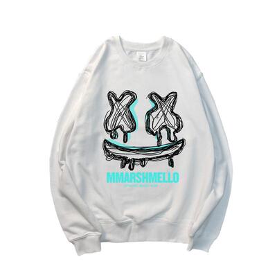 电音摇滚周边潮牌薄款圆领卫衣