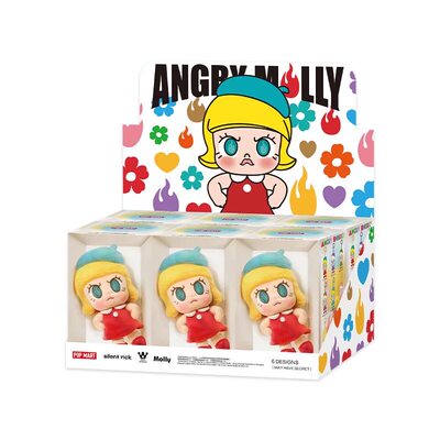 POPMART泡泡玛特Angry Molly 心火怒放系列礼物盲盒毛绒挂件