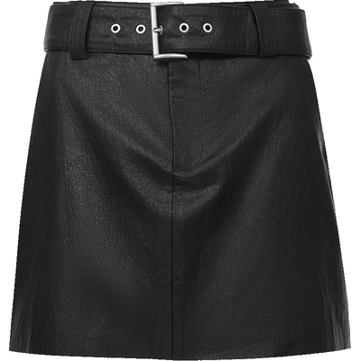 VeroModa含棉腰带PU短裙