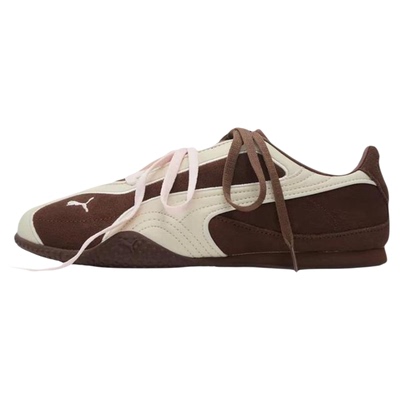 PUMA彪马Bella V2迪丽热巴同款美拉德麂皮复古运动鞋女子德训鞋.