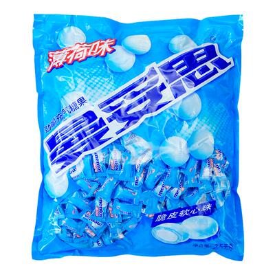 曼妥思劲嚼充气糖薄荷糖脆皮软心珠薄荷味酒店商务迎宾接待糖果