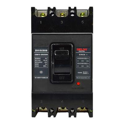德力西电气三相空气开关600a塑壳