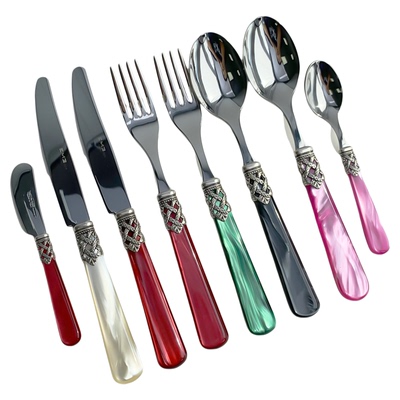 意大利EME爱之绳结刀不锈钢牛排刀叉西餐甜品勺子法式餐具套装