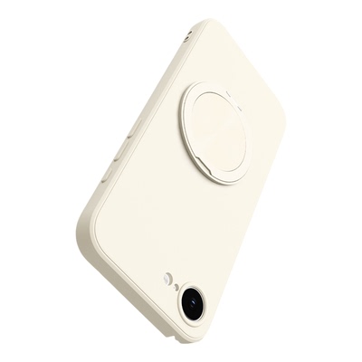 适用苹果17E手机壳新款iPhone16E液态硅胶带支架保护套SE3镜头全包防摔iPhoneSE2高级感软外壳ip男女旋转支架
