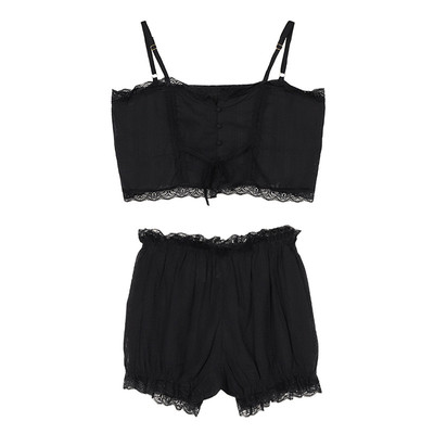 homedress法式甜美家居服套装