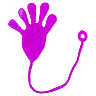 粘粘手掌爬墙黏黏小手创意整蛊80后怀旧小玩具弹性伸缩粘粘手玩具