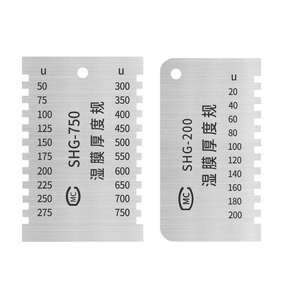 全规格梳式湿膜卡祈工厚度测量规