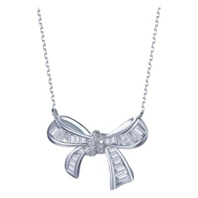 米莱珠宝18k金钻石项链群镶