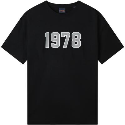 【1978系列】【4色可选】gxgjeans男装夏季新款体恤圆领短袖T恤男