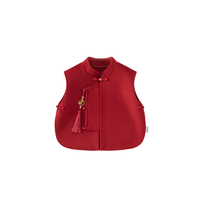 INSbobo儿童唐装国风姐弟马甲