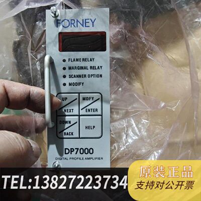 原装正品FORNEY福尼DP7000火焰检测放大器现货议价