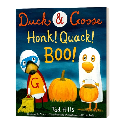 英文原版 Duck & Goose Honk Quack Boo 鸭子和鹅 鸣叫 嘎嘎 嘘 精装 英文版 进口英语原版书籍儿童全英语书