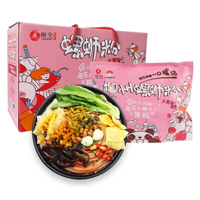 柳全268g方便速食组合螺蛳粉米粉