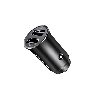 飞利浦车载充电器快充一拖二usb