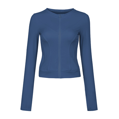 ANNERUN运动健身女弹力拉链外套