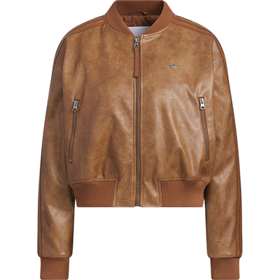 Adidas/阿迪达斯正品三叶草女士复古保暖运动立领棉服KC2655